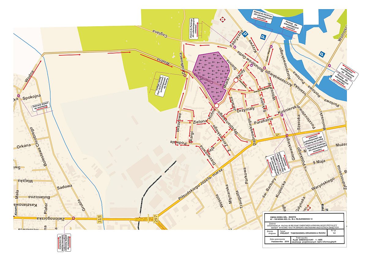 Bezpieczny Dzień Wszystkich Świętych- zmiany organizacji ruchu w rejonach cmentarzy ...